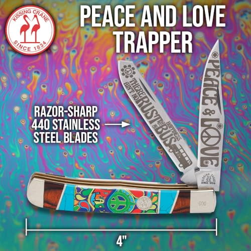 and Love Trapper Pocket Knife | 440 Stainless Steel Blades | 3D Printed ...