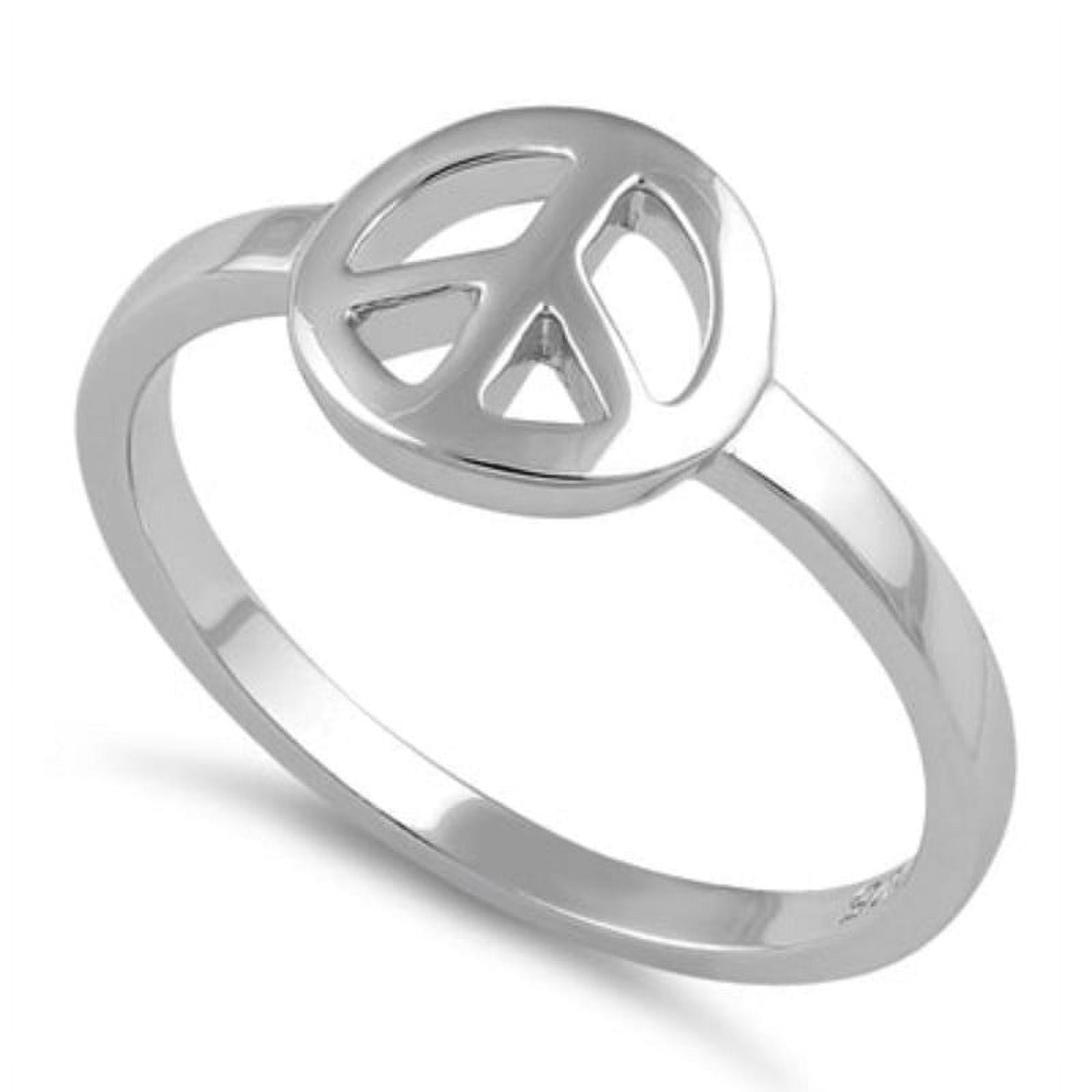 Peace Midi Ring 925 Sterling Silver Boho Chic Jewelry Minimalistic ...