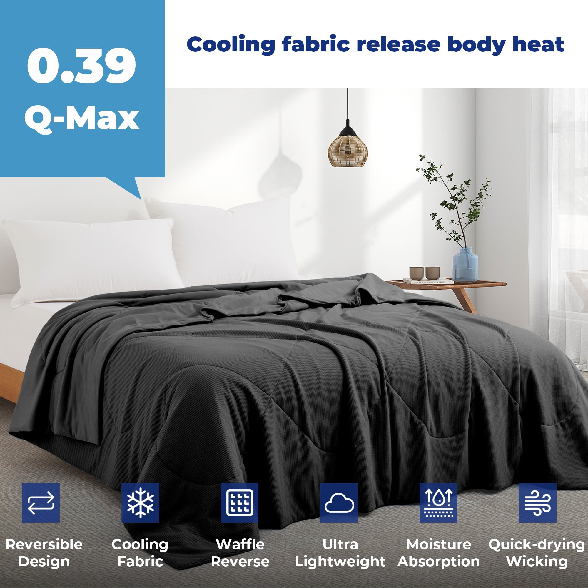 Peace Nest Cooling Reversible Blankets for Hot Sleepers, Cool Blanket Q ...