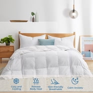 Puredown - Medium Weight Goose Feather and Down Comforter, Feather ...