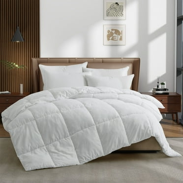 Puredown - Medium Weight Goose Feather and Down Comforter, Feather ...