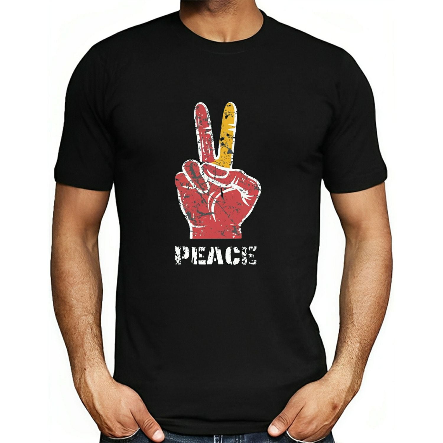 Peace Out 1St Grade - Last Day Of School First Grade Grad Mens T Shirt ...