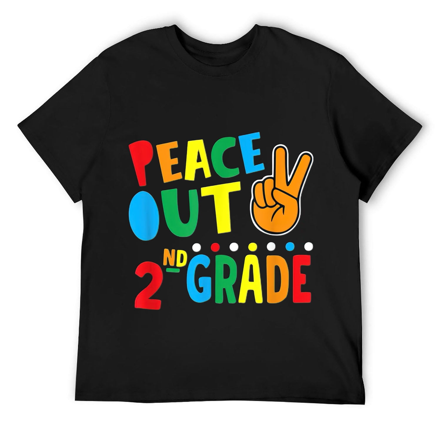 Peace Out 2nd Grade Graduation Last Day School Funny T-Shirt - Walmart.com