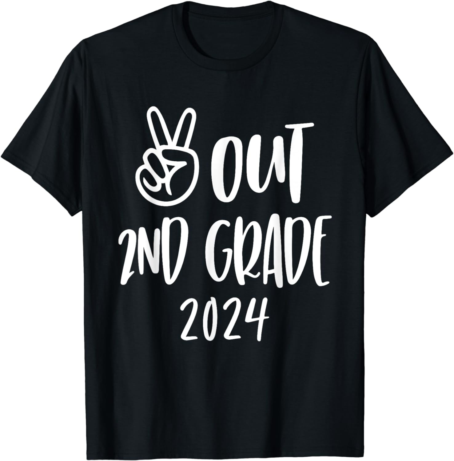 Peace Out 2nd Grade Tie Dye Graduation Last Day Of School T-Shirt ...