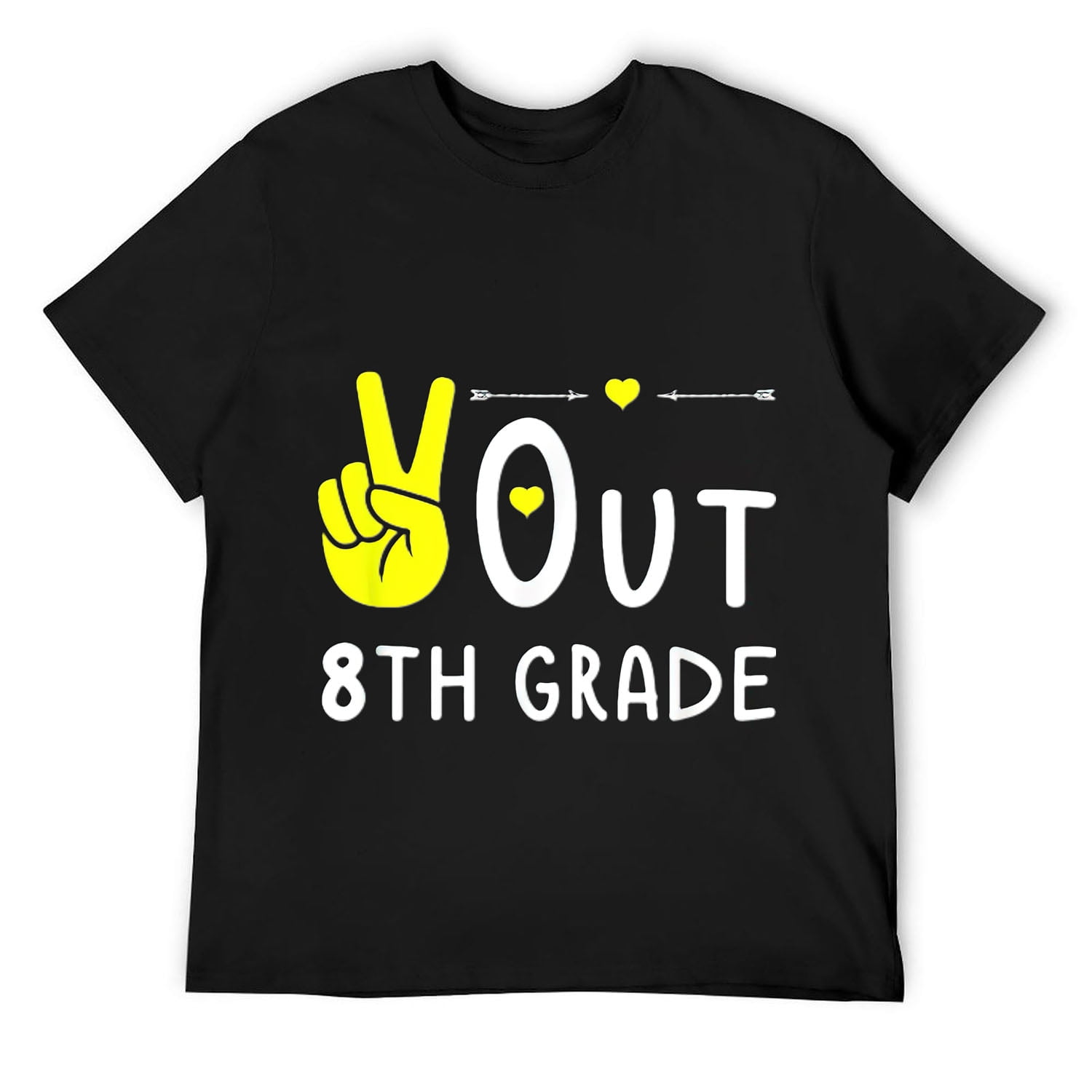 Peace Out 8th Grade Last Day of School Graduation T-Shirt - Walmart.com
