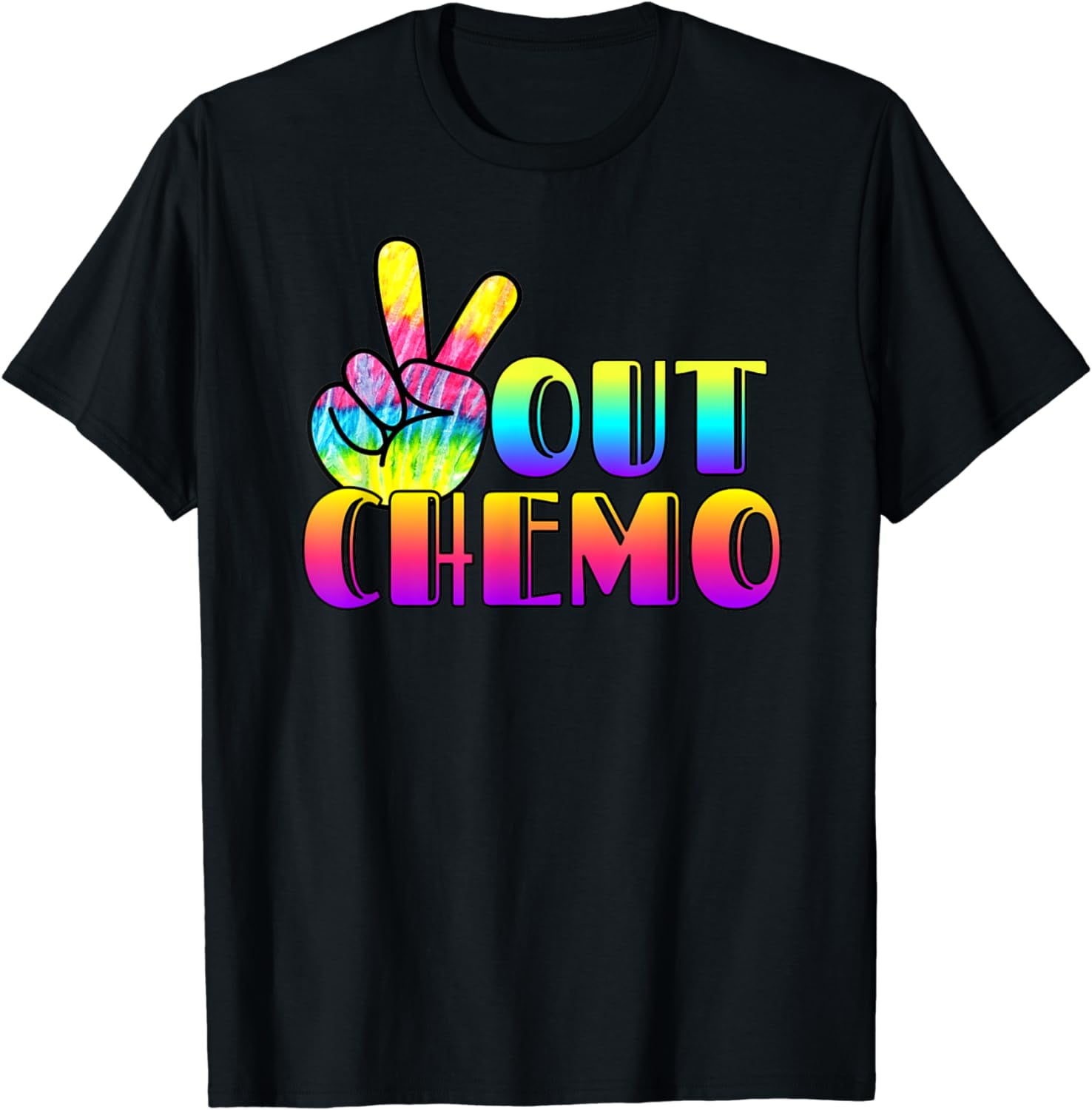Peace-Out Chemo Last Day Of Chemo End Chemotherapy Cancer T-Shirt ...