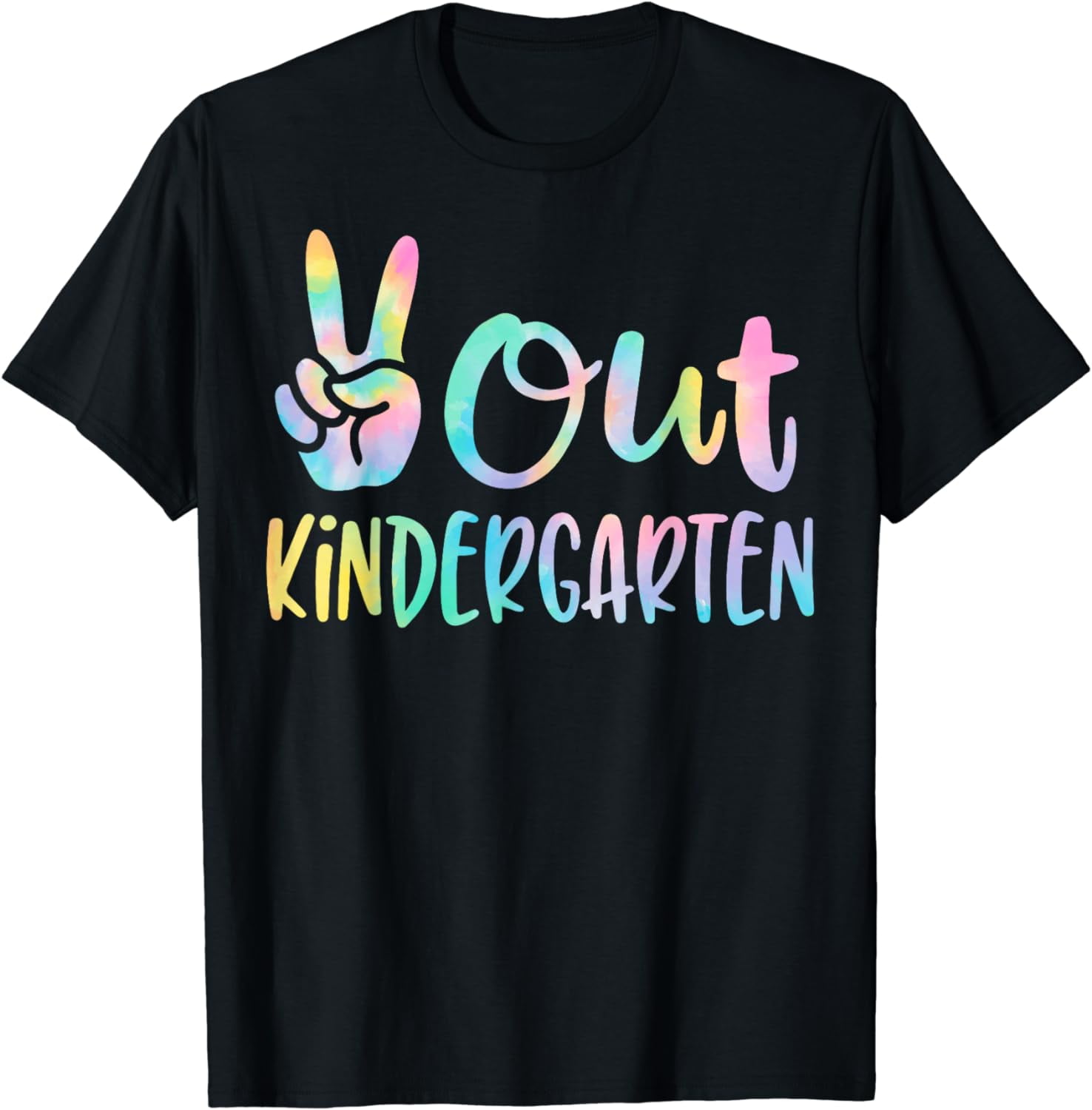 Peace Out Kindergarten Graduation Class Of 2024 Kid Boy Girl T-Shirt ...