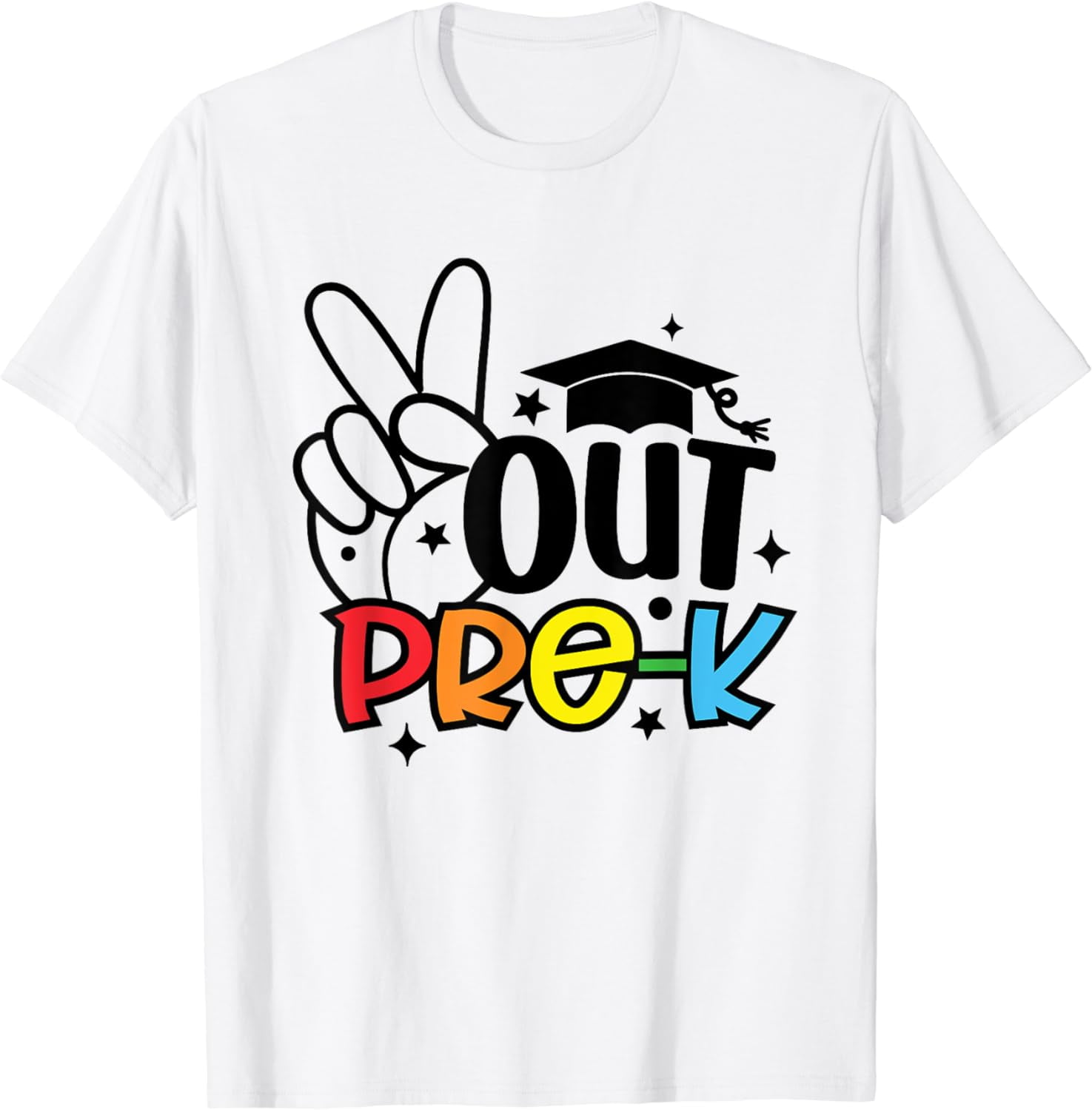 Peace Out Pre K Last Day School Graduation Gifts T-Shirt - Walmart.com