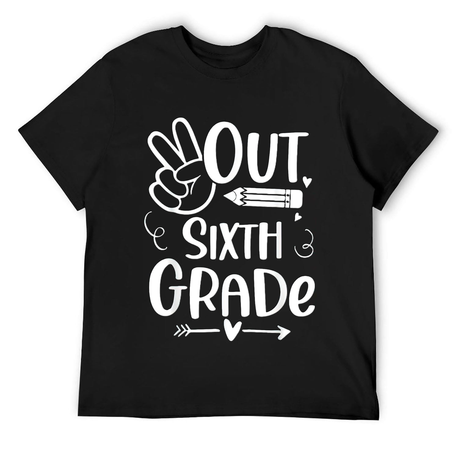 Peace Out Sixth Grade Tie Dye Graduation Kids T-Shirt - Walmart.com