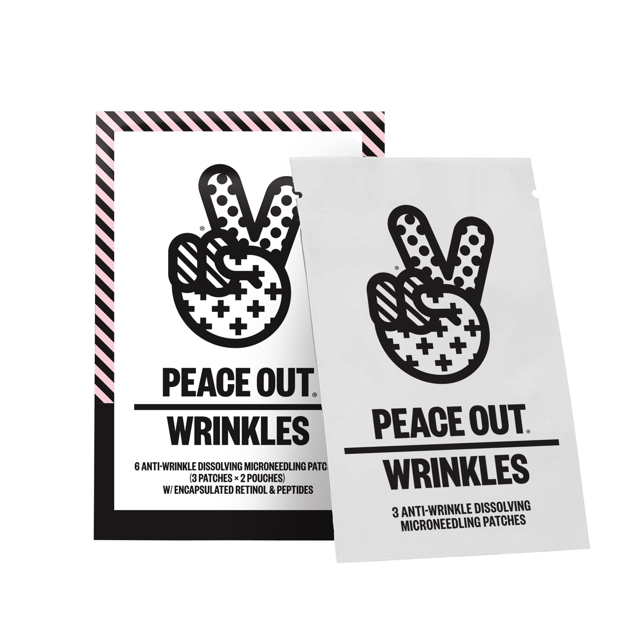 Peace Out Skincare Microneedling MZF22 Anti-Wrinkle Retinol Patches 6 ...