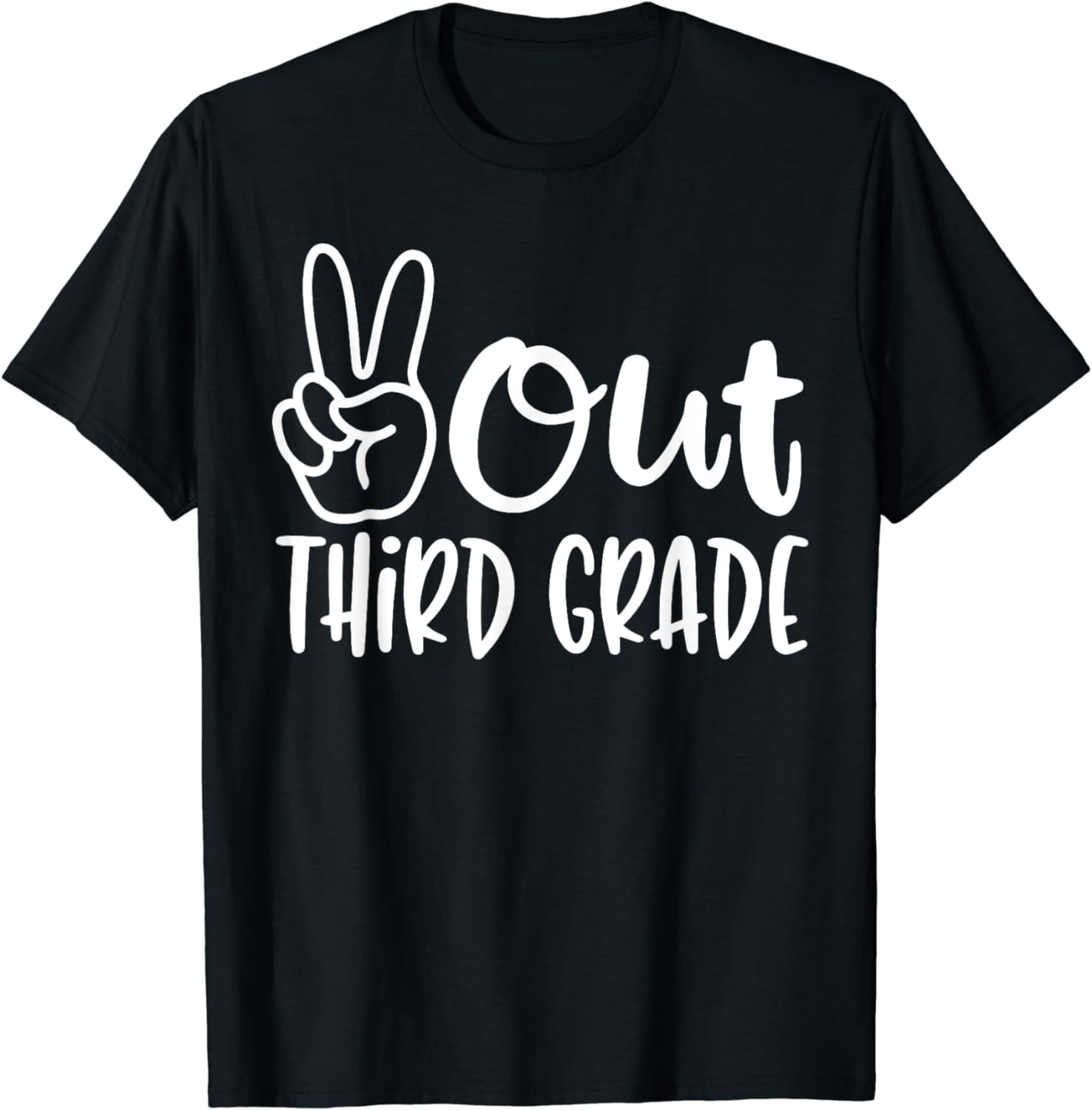 Peace Out Third Grade - Last Day of School 3rd Grade T-Shirt - Walmart.com