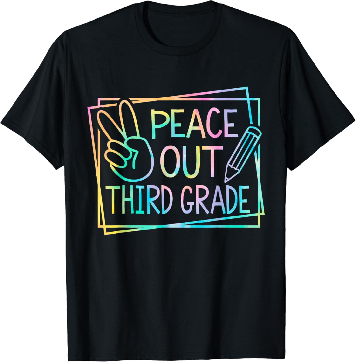 Peace Out Third Grade Last day of school Summer Break T-Shirt - Walmart.com
