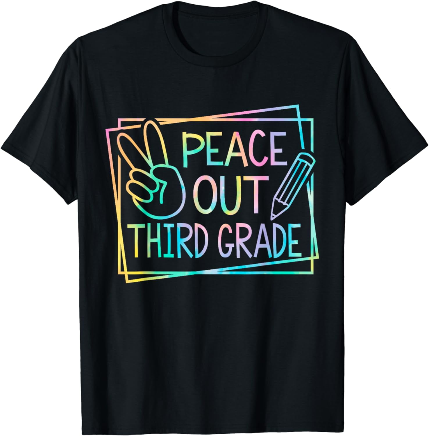 Peace Out Third Grade Last day of school Summer Break T-Shirt - Walmart.com