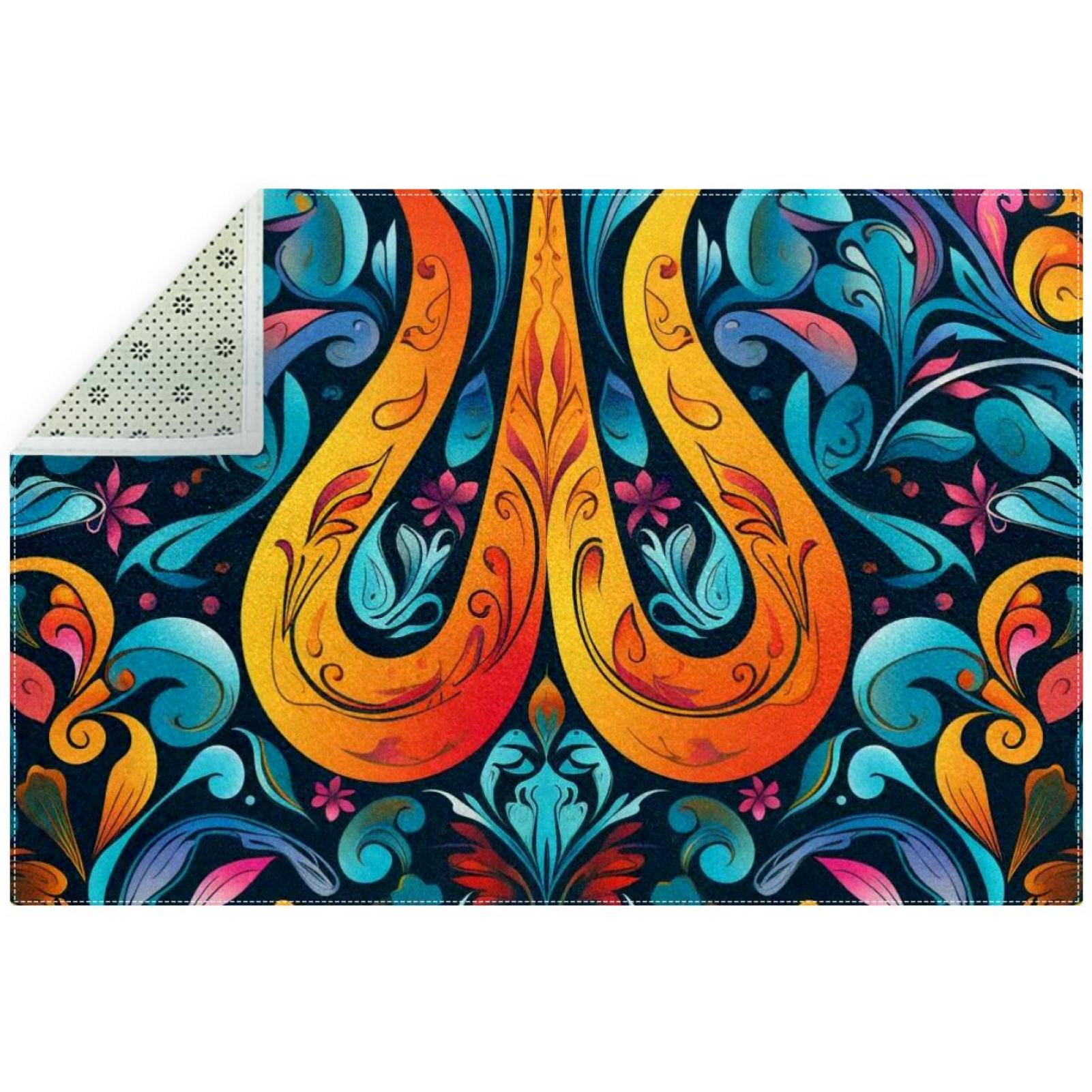 Peace Polyester Office Mat - Right-Angle Floor Protector for Comfort ...