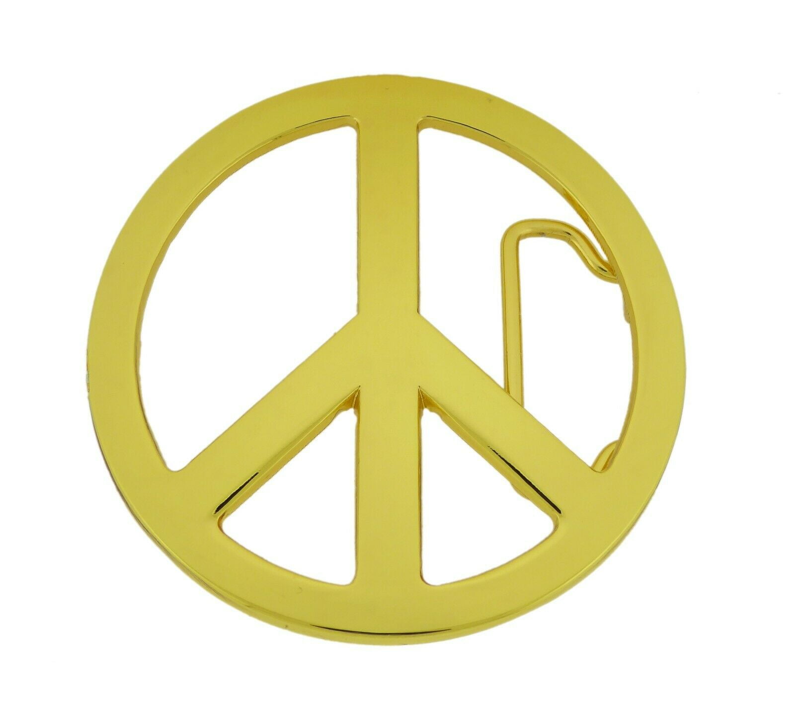 Peace Sign Belt Buckle Symbol Peace Not War Peace Loving American ...