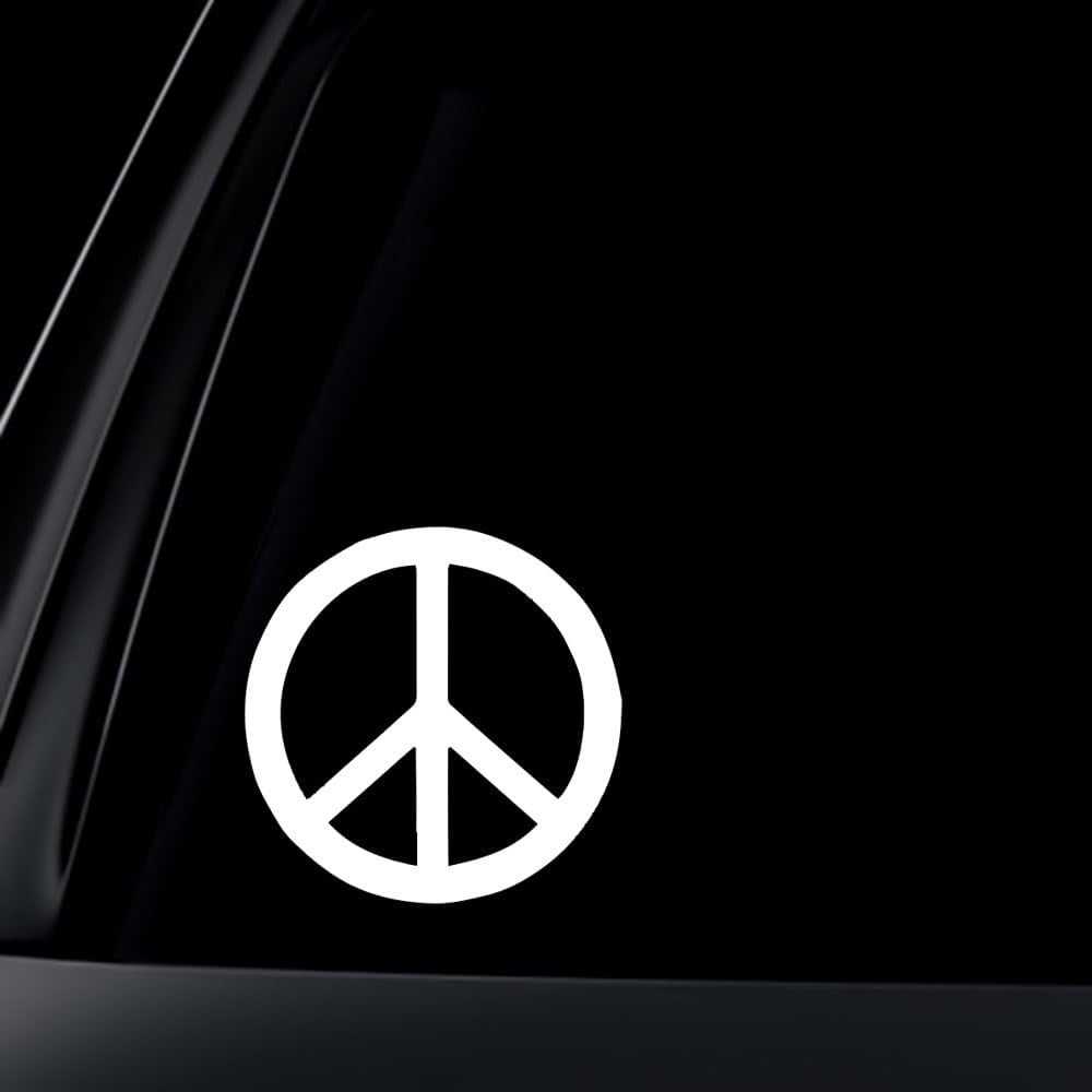 Peace Sign Car Decal / Sticker - Walmart.com