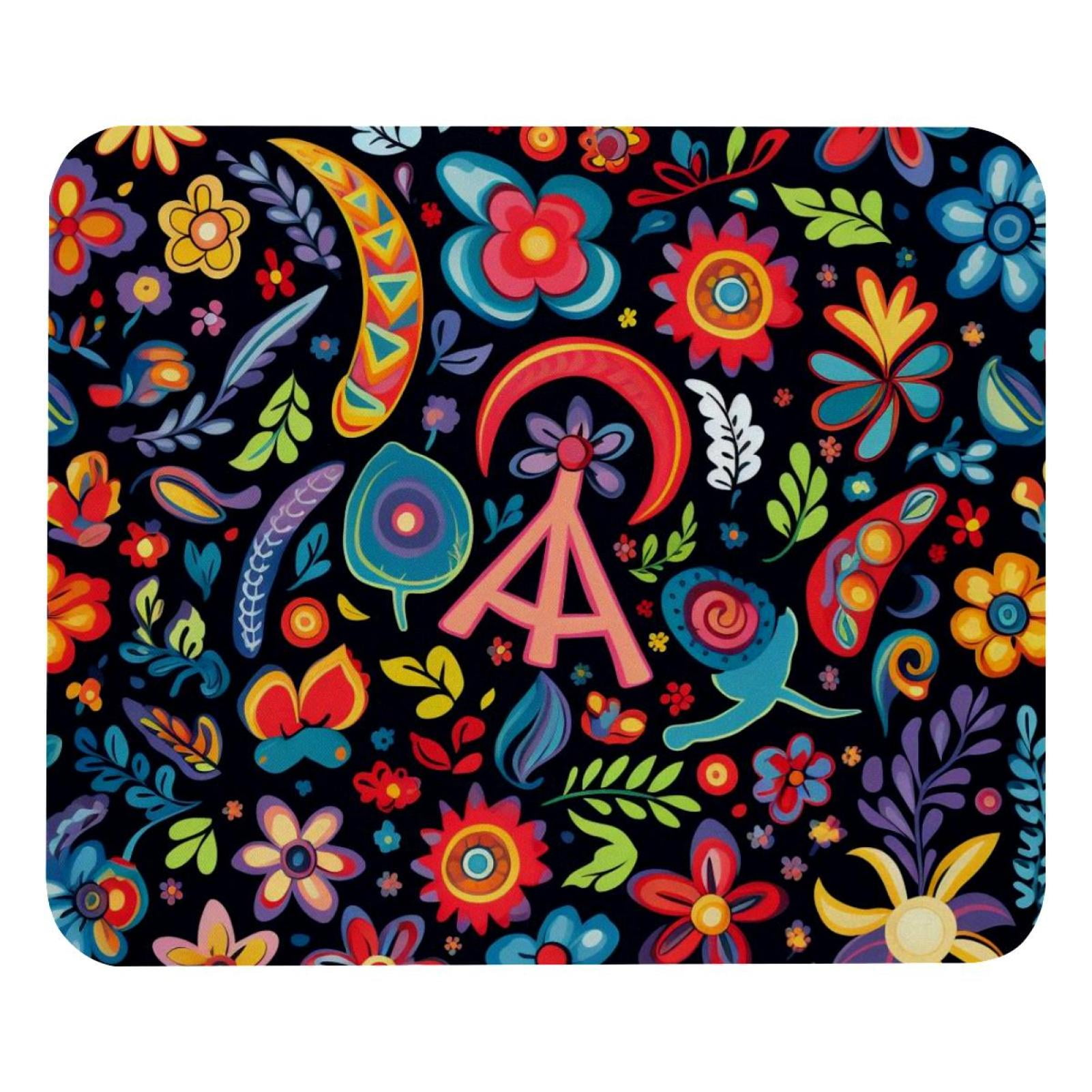 Peace Sign Gaming Mouse Pad Desk Mat, Square 8.3x9.8 Inch Non-Slip ...