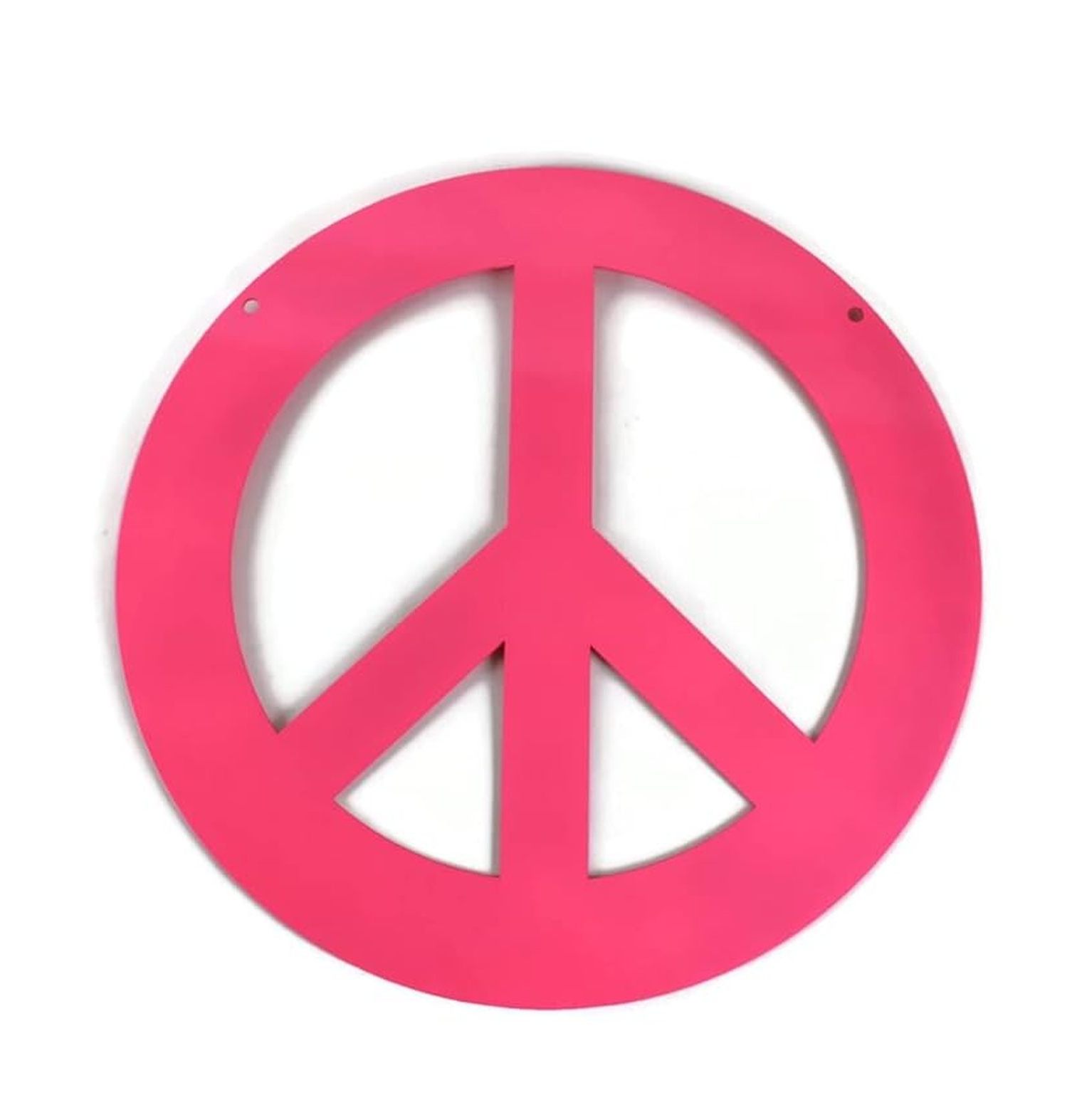 Peace Sign Garden Stake - 18" Large Metal Peace Symbol Wall Art ...