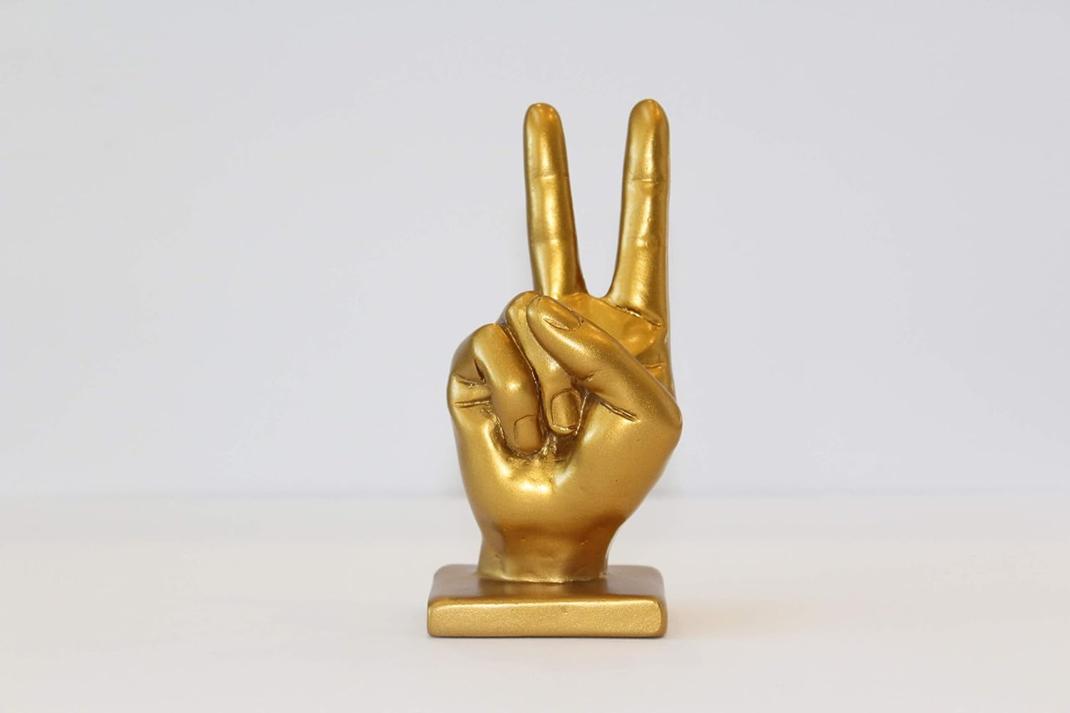 Peace Sign Hand Symbol Sculpture - Walmart.com