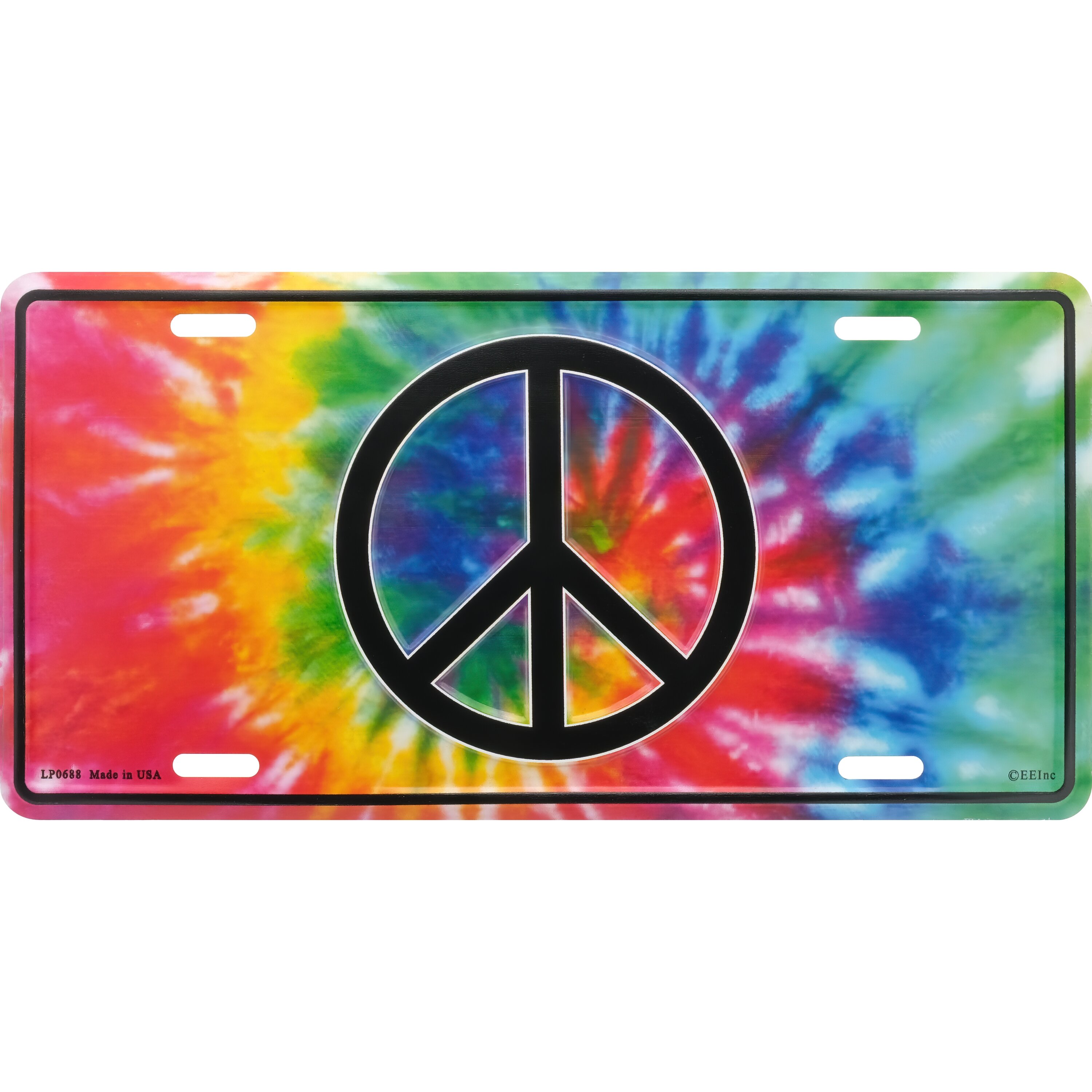 Peace Sign License Plate - Walmart.com