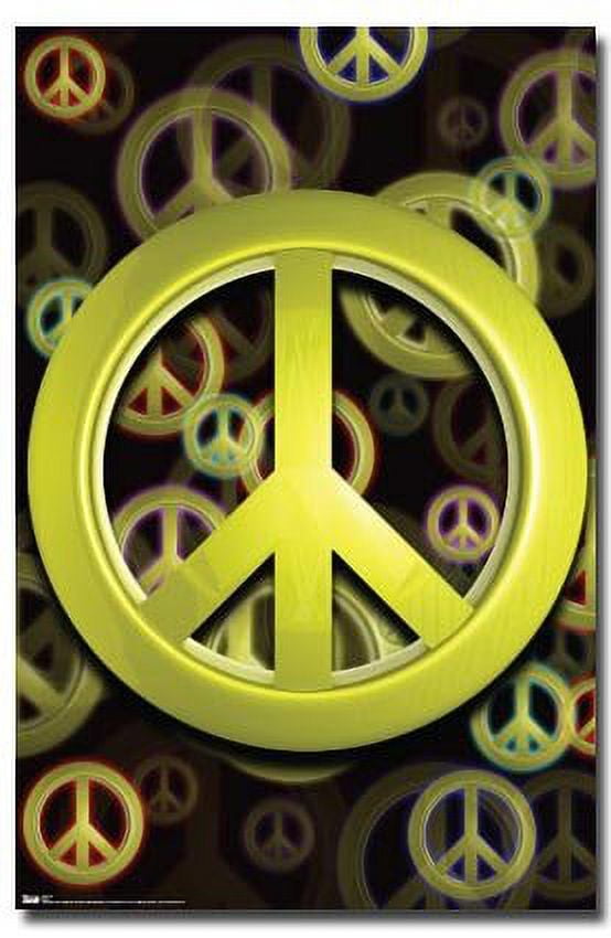 Peace Sign Poster New 24x36 - Walmart.com