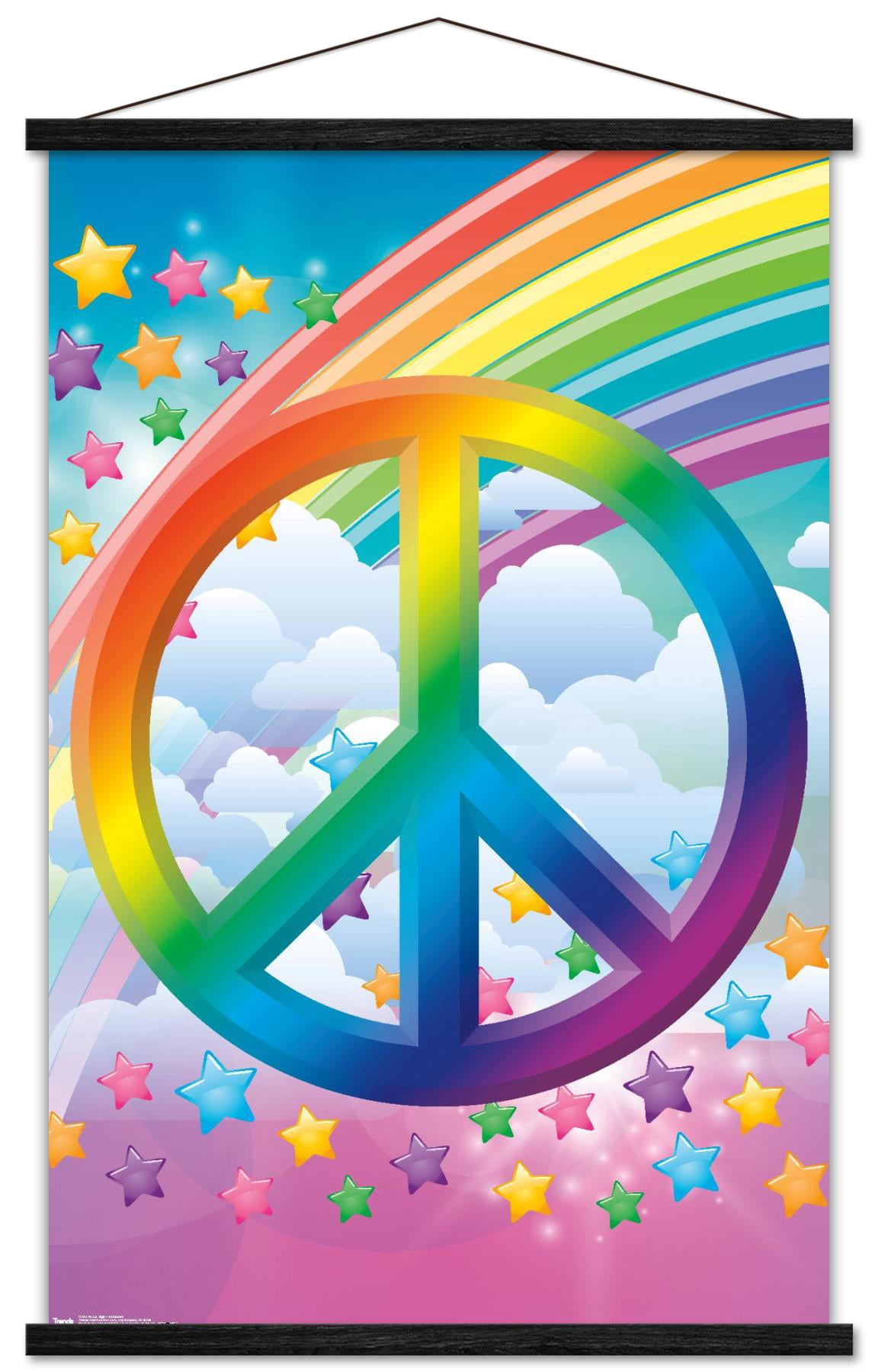 Peace Sign - Rainbows 40" x 24" Poster, by Trends International ...