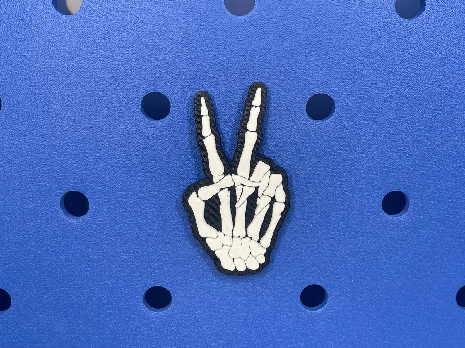 Peace Sign Skeleton Bogg Bag Charm Bogg Bag Accessories Bogg Bag Charms ...