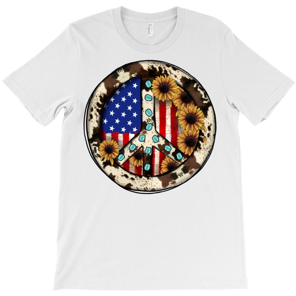 Peace Sign Themed Classic Hippie Graphic Design Style Themed Fun for a ...