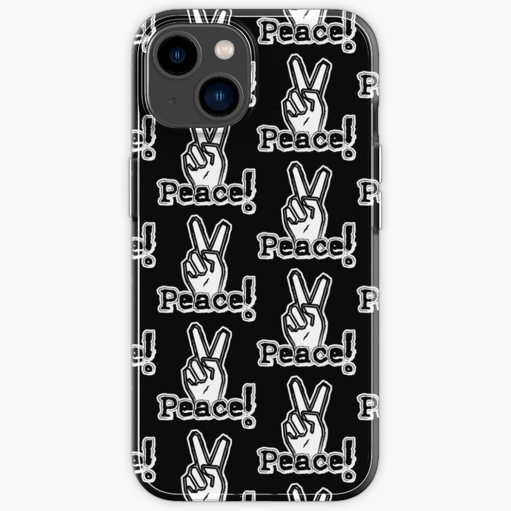 Peace Sign, V Sign iPhone Soft Case-iPhone 13 Pro - Walmart.com