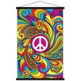 Peace Sign Wall Poster with Wooden Magnetic Frame, 22.375" x 34 ...