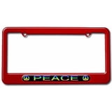 Peace, Signs Rainbow License Plate Tag Frame, Multiple Colors - Walmart.com