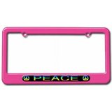 Peace, Signs Rainbow License Plate Tag Frame, Multiple Colors - Walmart.com