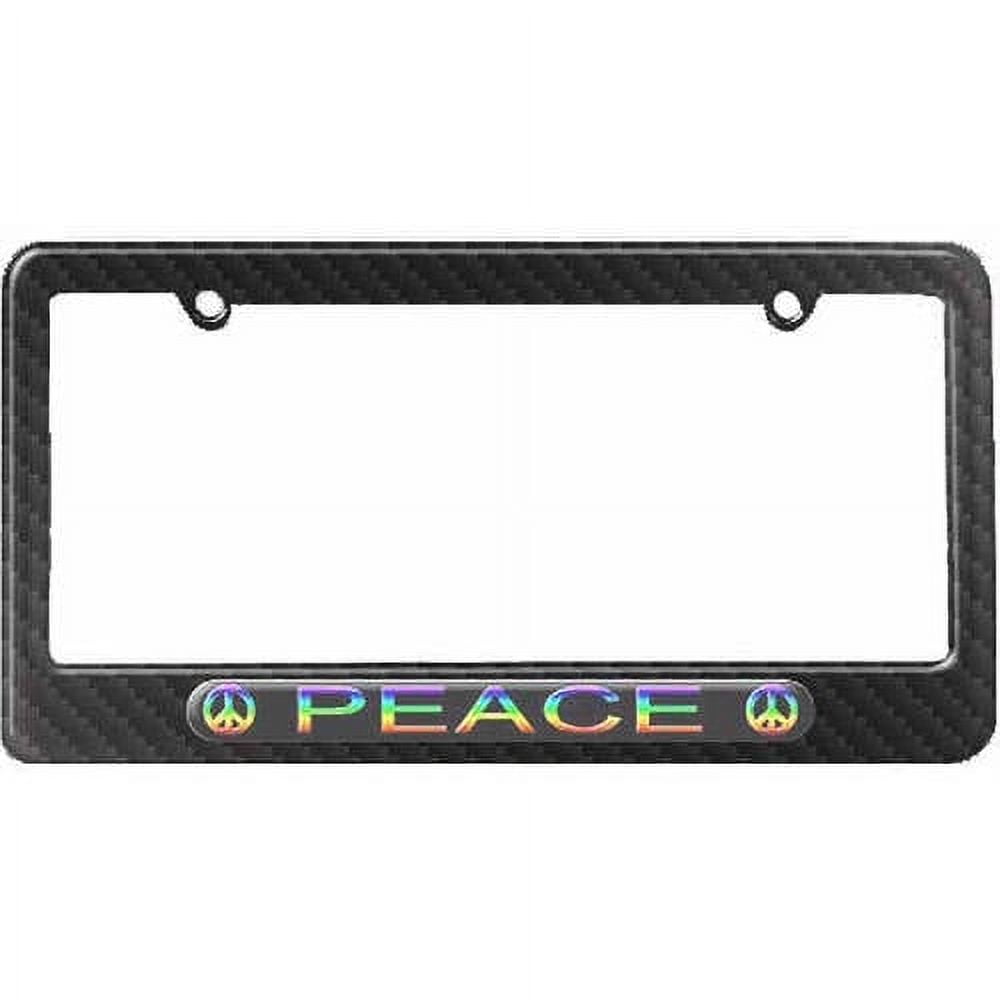 Peace, Signs Rainbow License Plate Tag Frame, Multiple Colors - Walmart.com
