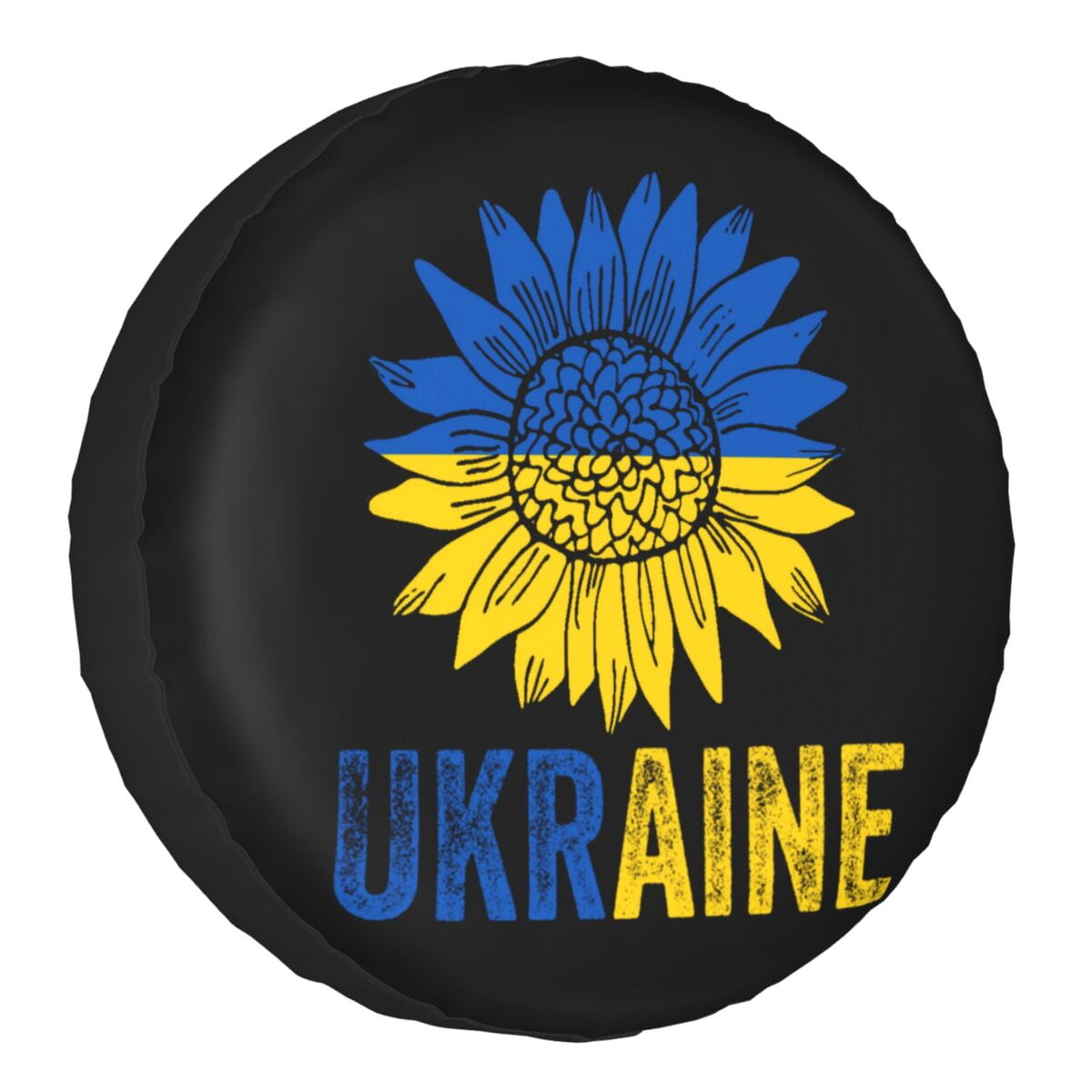 Peace Sunflower Spare Tire Cover Case Bag Pouch Weatherproof Beautiful ...
