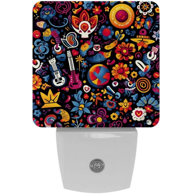 Peace Symbol Enhance Your Space with LED Square Night Lights ...