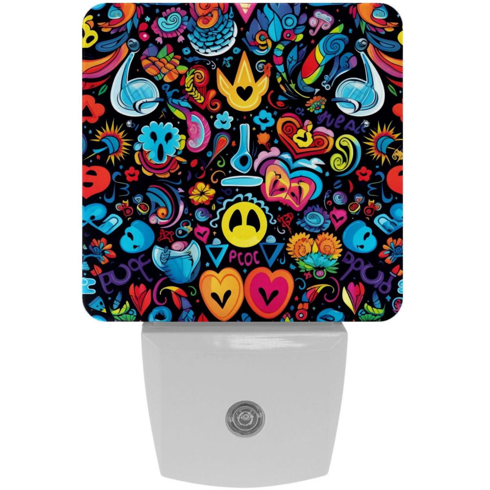 Peace Symbol LED Square Night Lights - Energy Efficient and Stylish ...