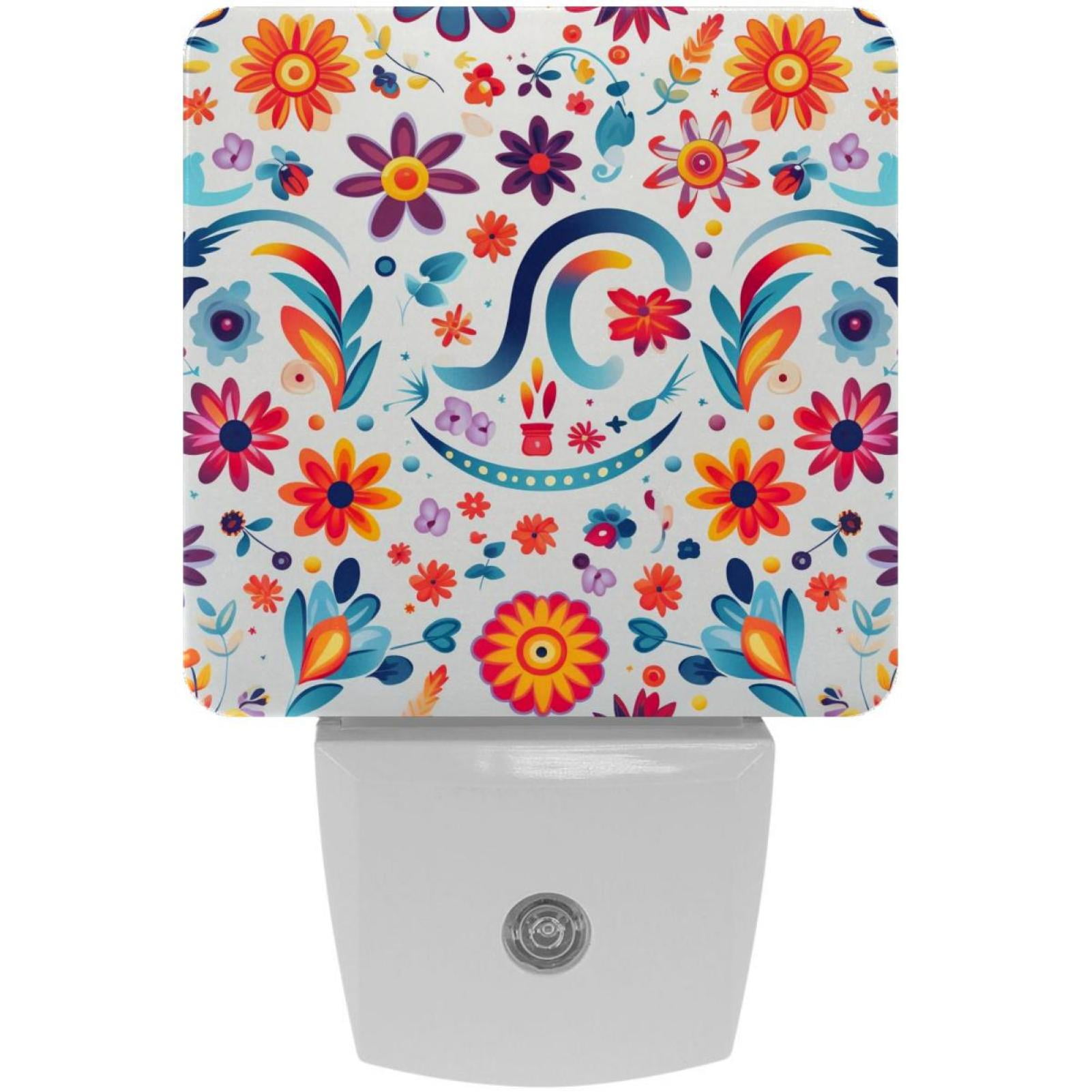 Peace Symbol LED Square Night Lights - Modern and Versatile Plug-in ...
