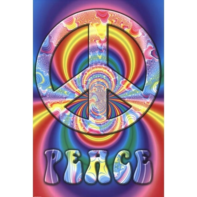 Peace Symbol Poster (24 x 36) - Walmart.com