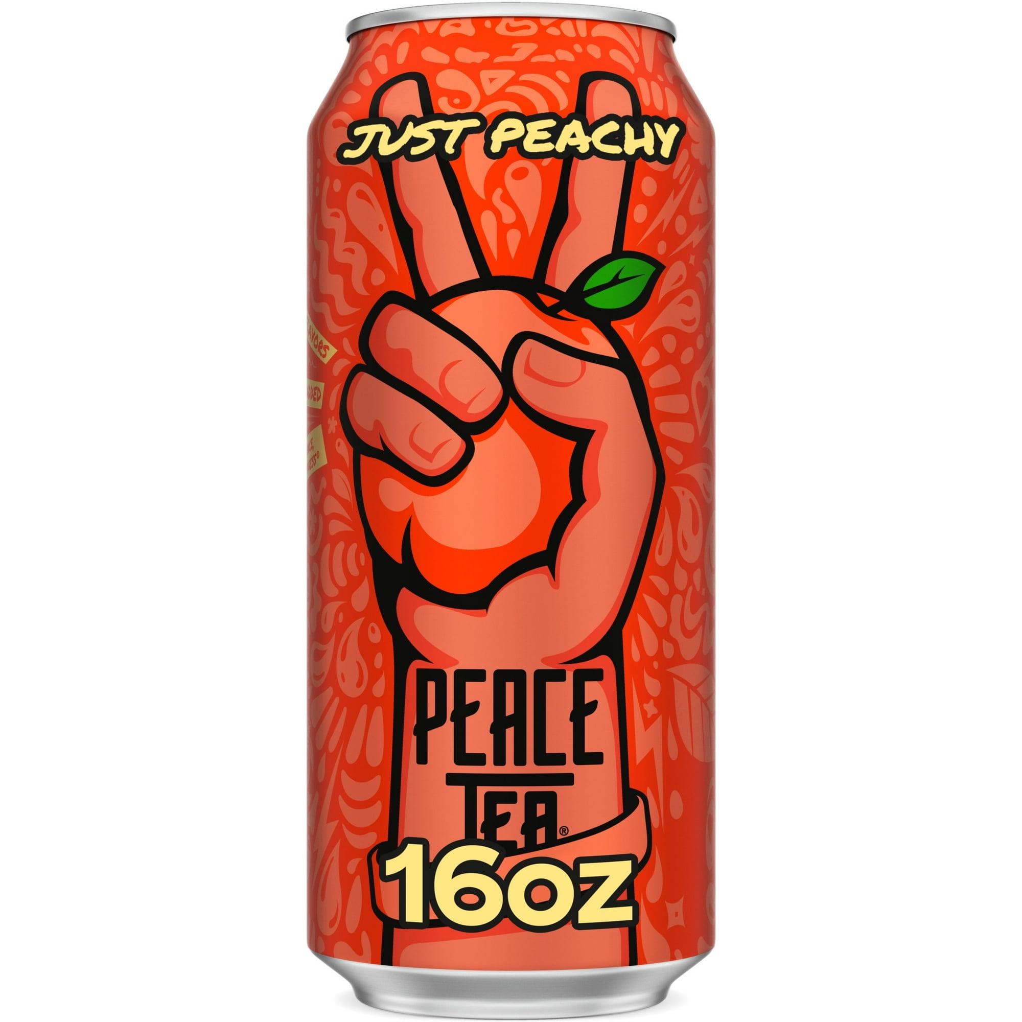Peace Tea Just Peachy Canned Iced Tea, 16 fl oz (2 count) - Walmart.com