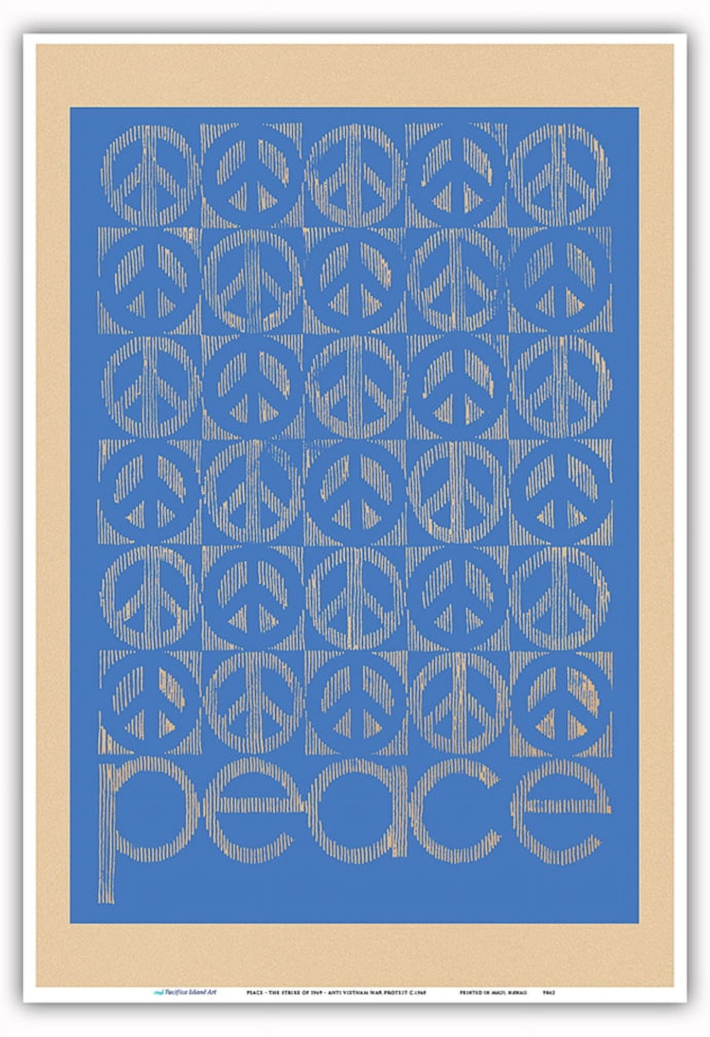 Peace - The Strike of 1969 - Anti Vietnam War Protest - Vintage ...