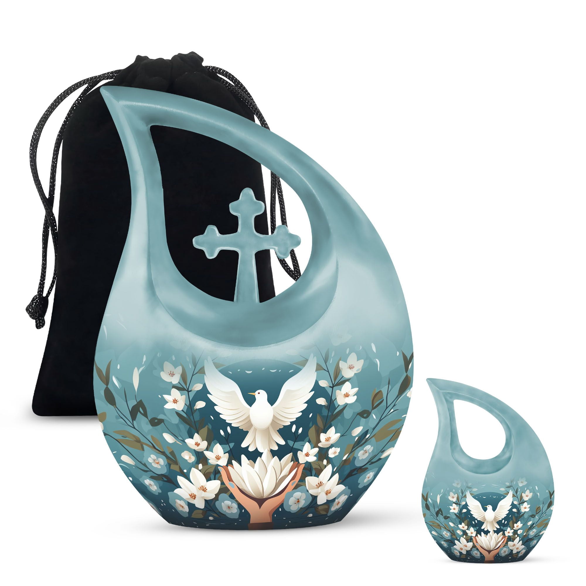 Peace Themed Urn - Urns For Ashes Adult Female & Male - Memorial Urns ...