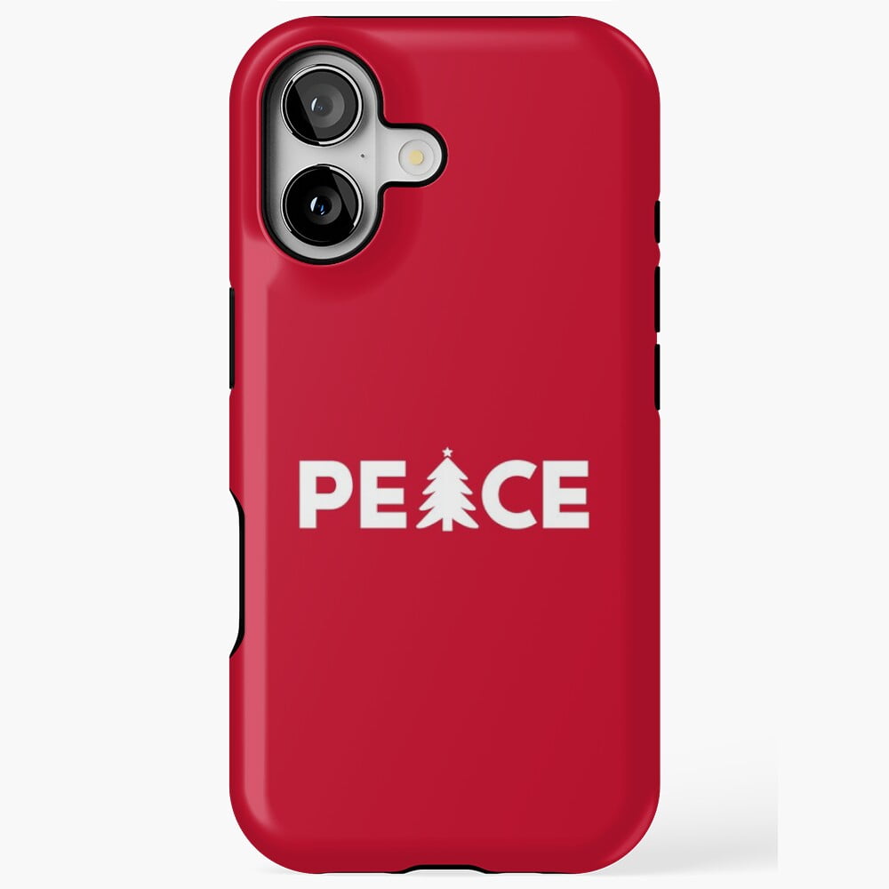 Peace Tree Holiday Symbol Calm Festive Art 3 with iPhone 17 through 11 ...