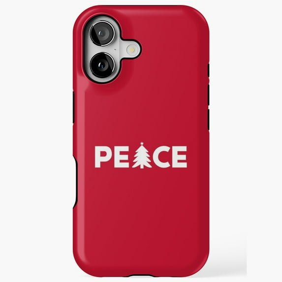 Peace Tree Holiday Symbol Calm Festive Art 3 with iPhone 17 through 11 ...