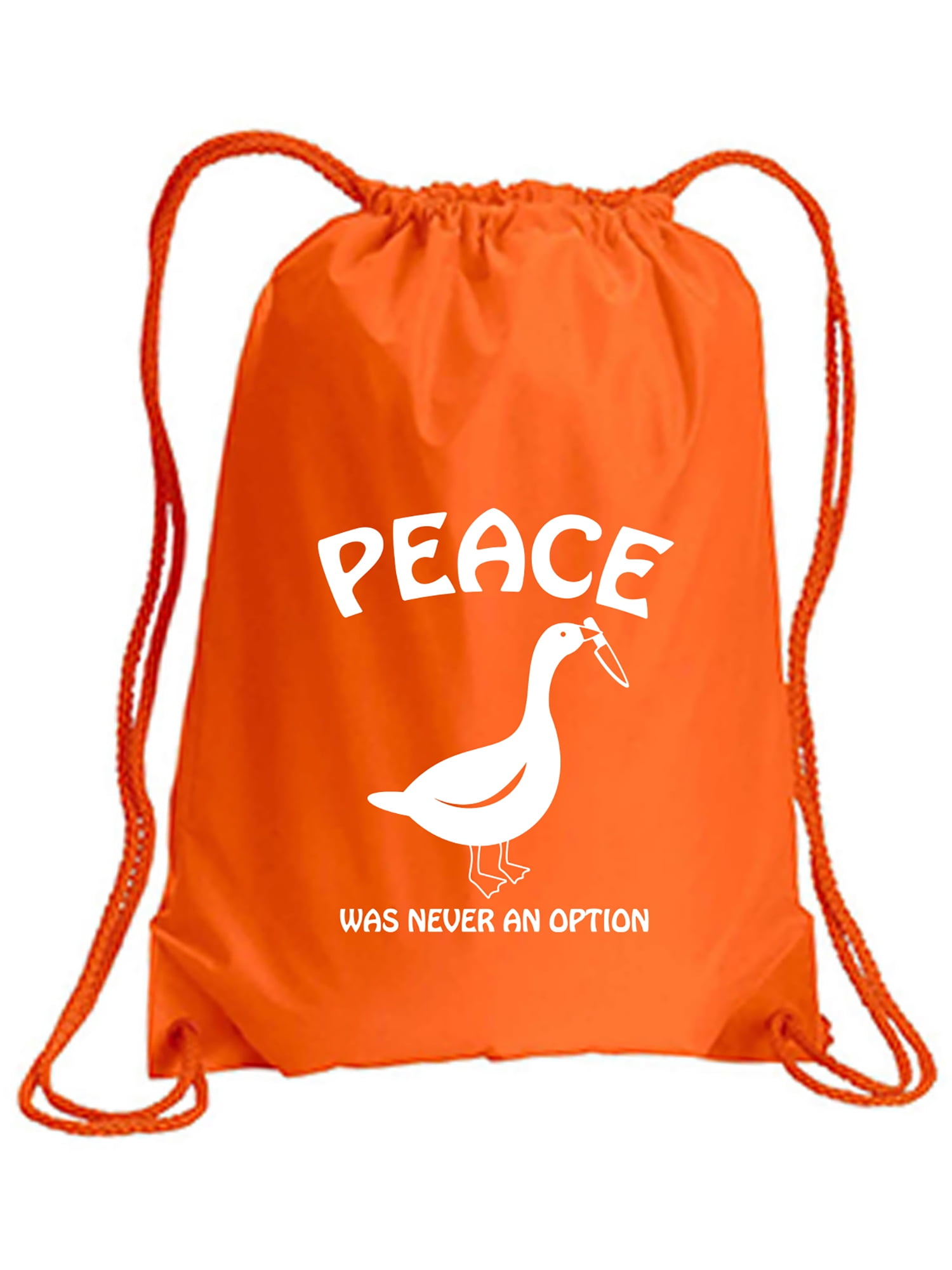 Peace Was Never An Option Cinch Pack - Walmart.com