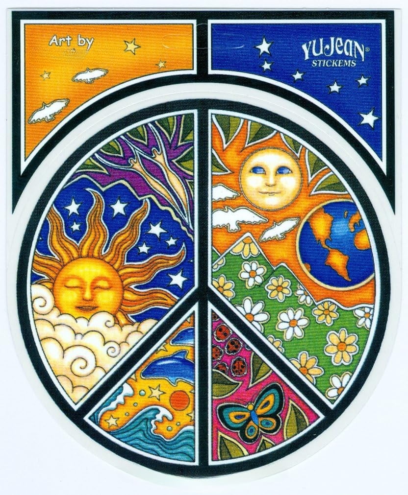Peace - Window Sticker / Decal - Walmart.com