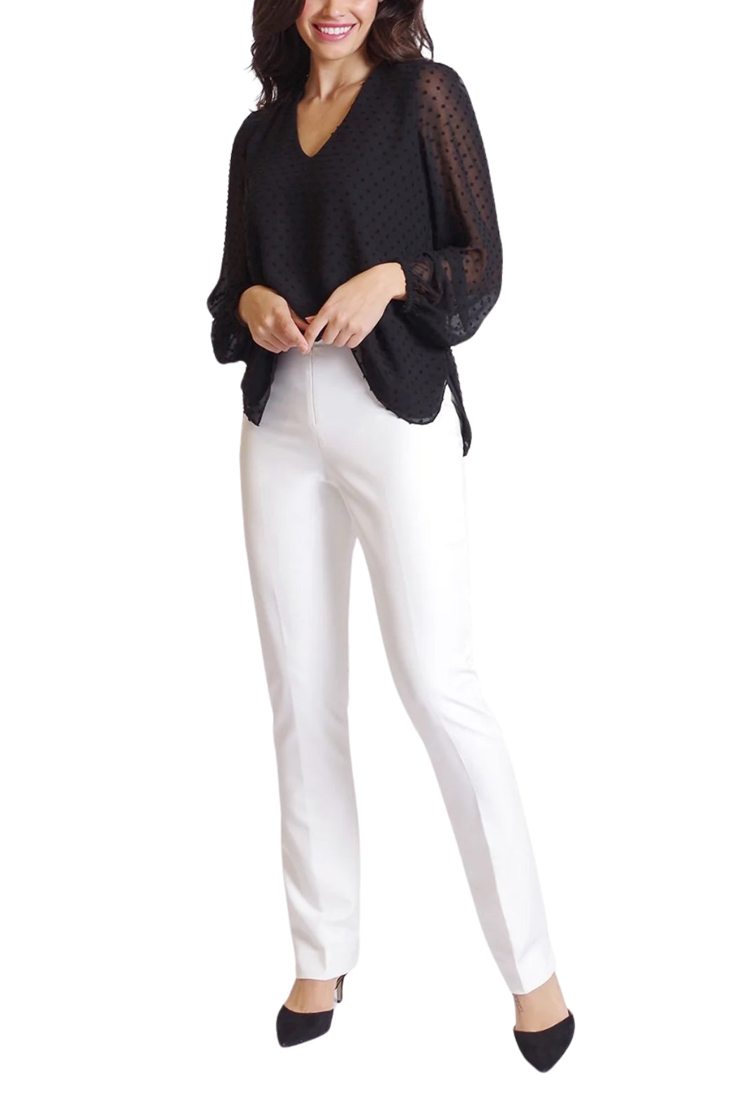 Peace of Cloth Castle Stretch Pant - Ivory - Walmart.com