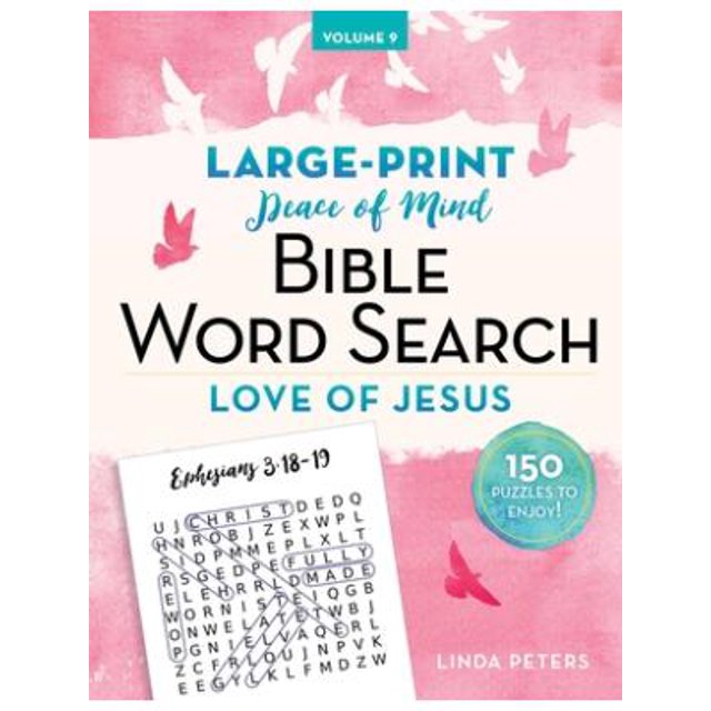 Peace of Mind Bible Word Search Love of Jesus - Walmart.com