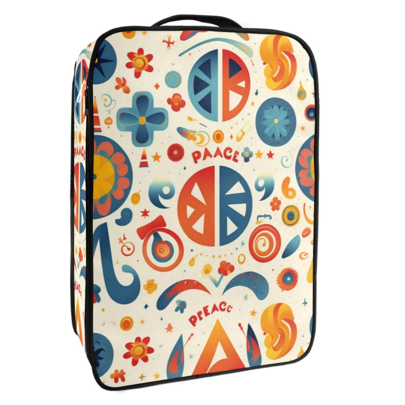 Peace symbol Durable Polyester Shoe Containers - 23x31cm/9x12in Shoe ...
