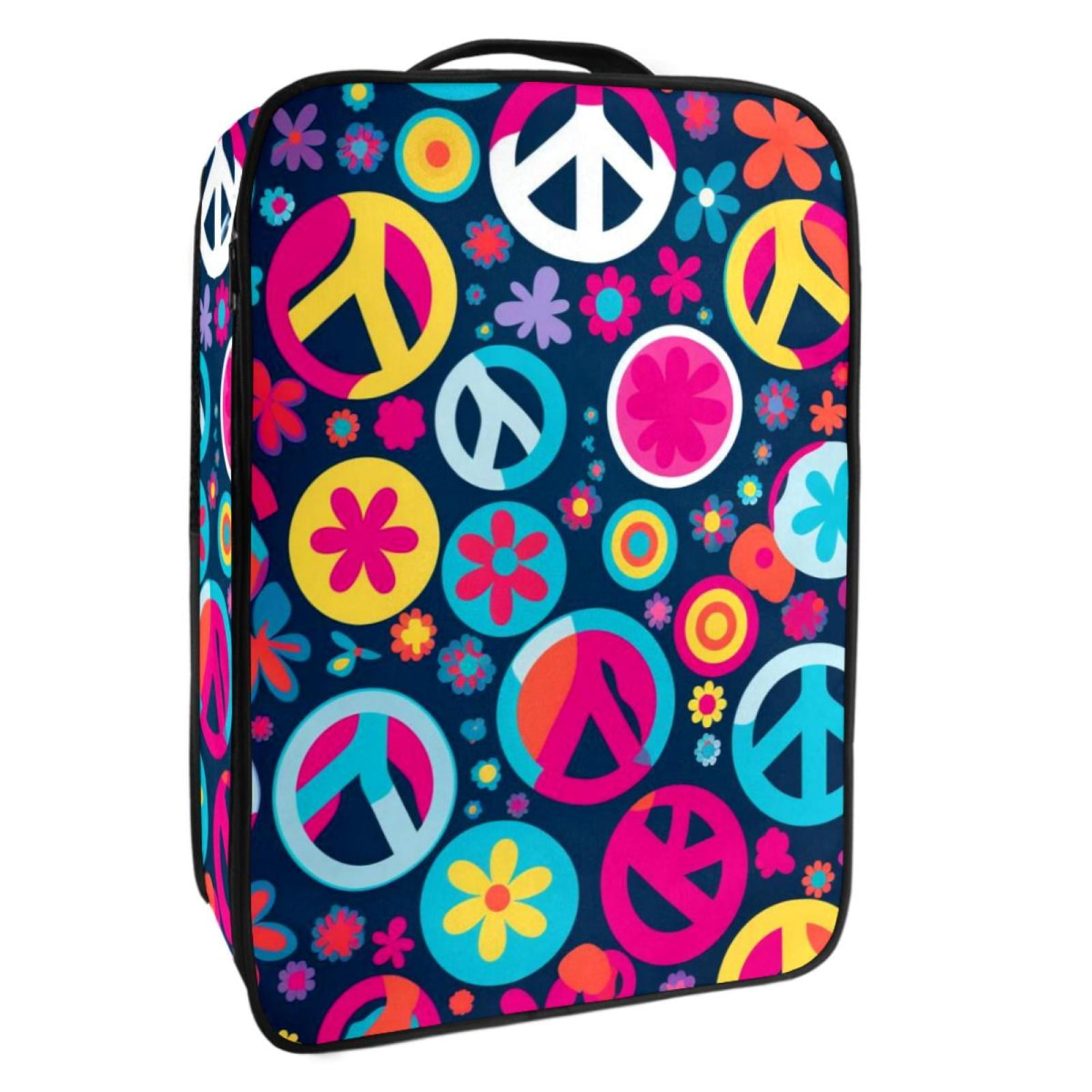 Peace symbol Polyester Shoe Storage Containers, 23x31cm/9x12in ...