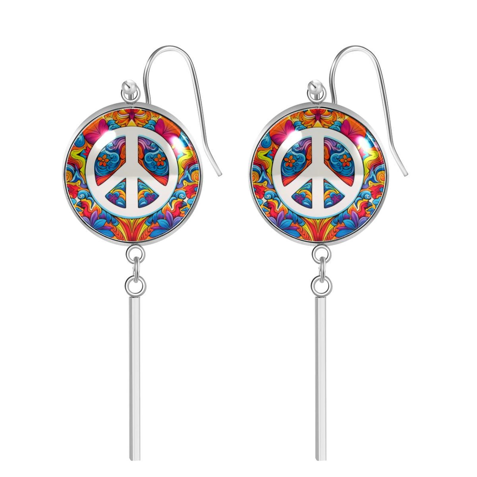 Peace symbol Stunning Earring Sets to Showcase Your Personality ...